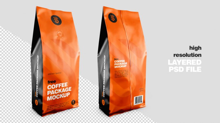 Free Glossy Universal Bag Mockup for Packaging - Free Package Mockups