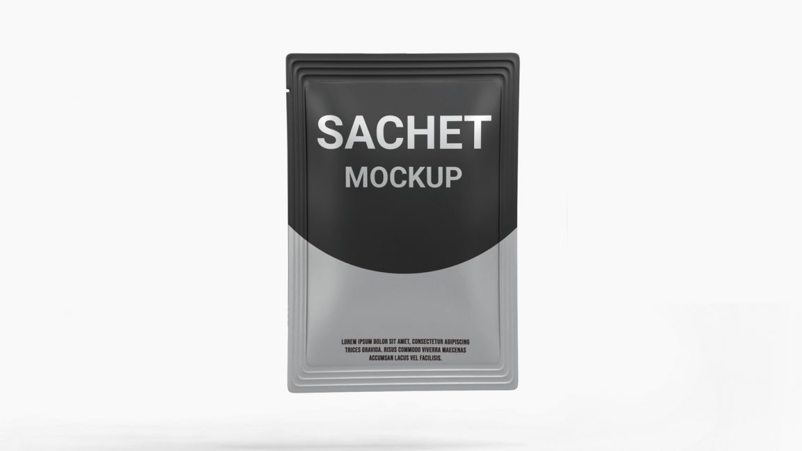 Free Small Pouch Packet Mockup - Free Package Mockups