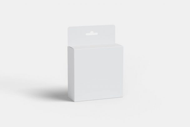 Hanging Packaging Box Mockup PSD free - Free Package Mockup