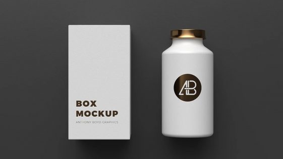 Free Stainless Steel Water Bottle Mockup - Free Package Mockups