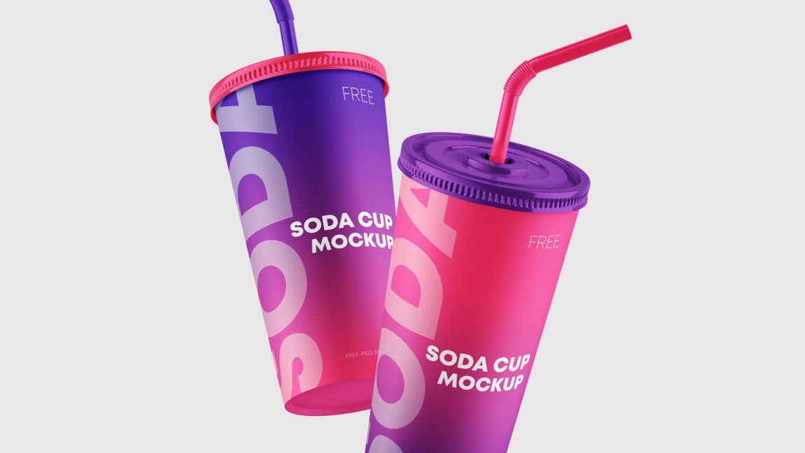 Free Disposable Milkshake Cup Mockup - Free Package Mockups