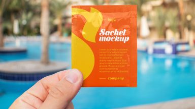 Free Free Matt Sachet Packaging Mockup Grid style - Free Package Mockups