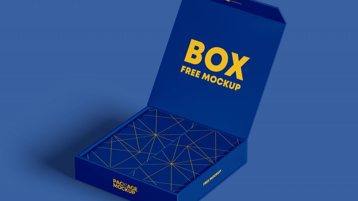 Free Free 2 Magnetic Gift Box Mockup Scene - Free Package Mockups