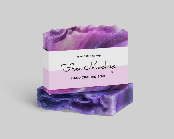 Free Costume shaped Handmade Soap Mockup - Package Mockup