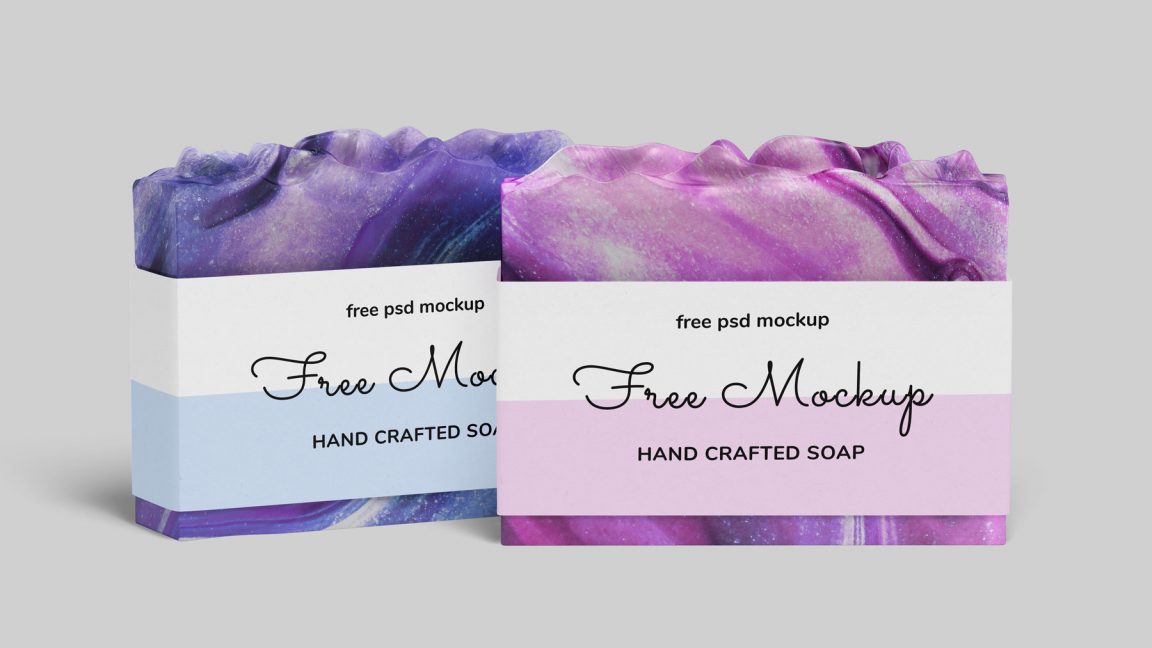 Free Organic Homemade Soap Wrapper Mockup - Package Mockups