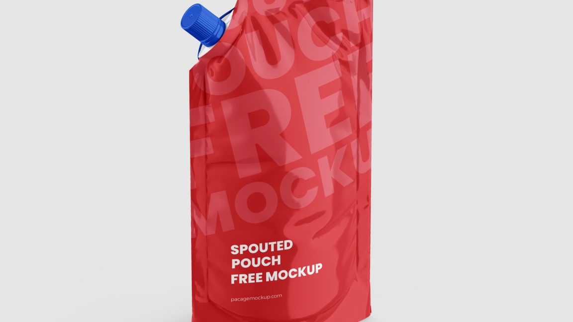 Free Doypack Stand-Up Pouch Mockup - Free Package Mockups