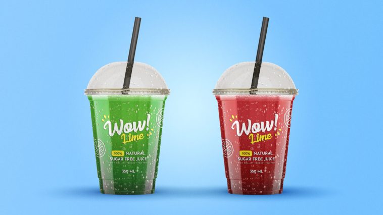 Free Disposable Milkshake Cup Mockup - Free Package Mockups