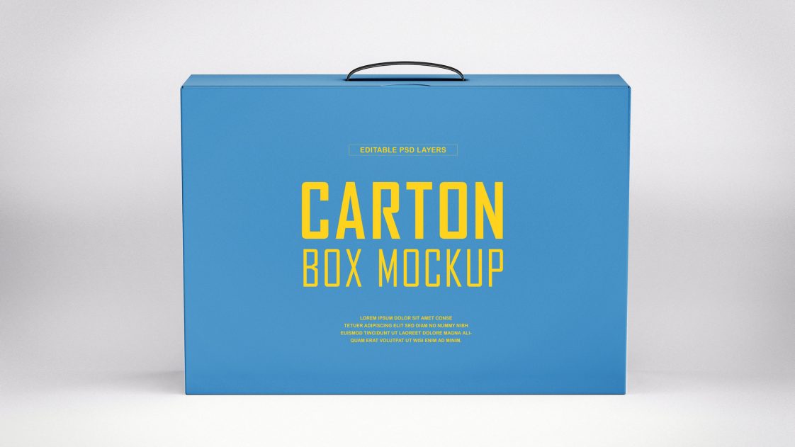 Free Electronics Box Packaging Mockup - Free Package Mockups