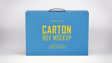 Free TV and Electronic Product Packaging Box Mockup - Package Mockups
