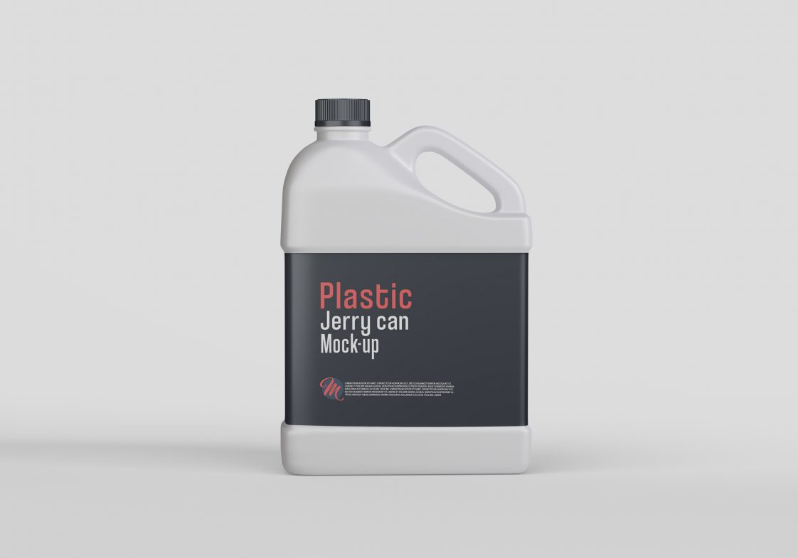 Free Jerry Can Mockups set - Free Package Mockup