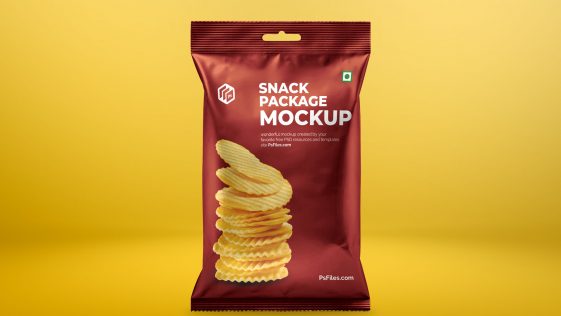 Free 3D Packet Mockup - Free Package Mockups