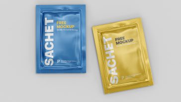 Shampoo Packet - Package Mockups