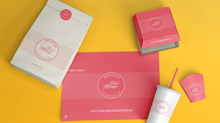 Free Elegant Restaurant Brand Identity Pack Mockup - Package Mockups