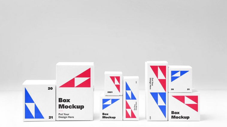 Free Rectangular String Box Mockup - Free Package Mockups