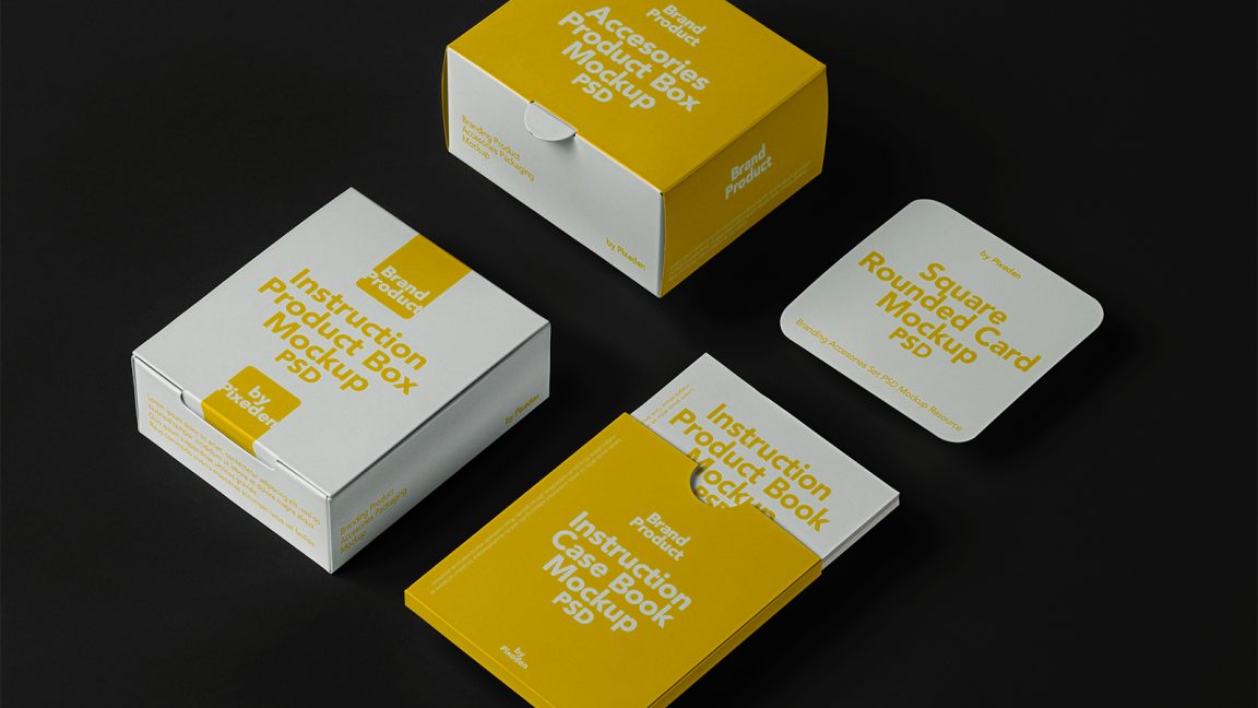 Free Playing Cards Box Mockup - Free Package Mockups
