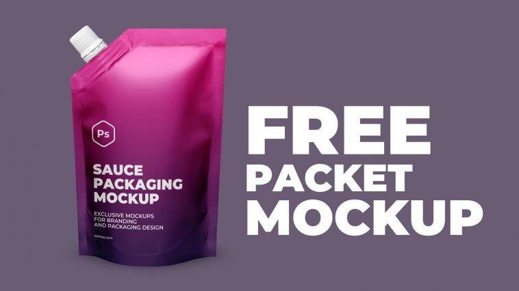 Foil Spout Pouch Mockup - Free Package Mockups