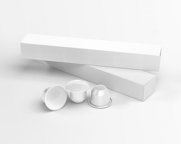 Free Coffee Capsule Packaging Mockup - Packaging Mockup