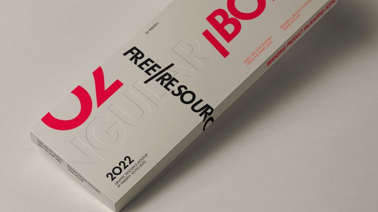 Electronic Product Packaging Square + Long Box Mockup - Package Mockups