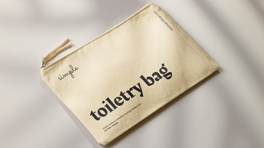 Free Pencil Case Mockup | Bag Mockup - Free Package Mockups