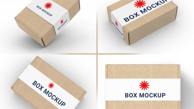 Free Box Mockup for Packaging - Package Mockups