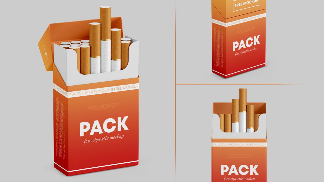 Free Top View of a Matchbook Mockup - Free Package Mockups