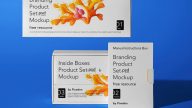 Free Rectangle Slide Box Mockup - Free Package Mockups