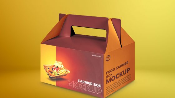 Free Packaging Label Round Sticker Mockup - Free Package Mockups
