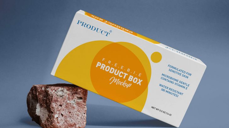 Free TV and Electronic Product Packaging Box Mockup - Package Mockups