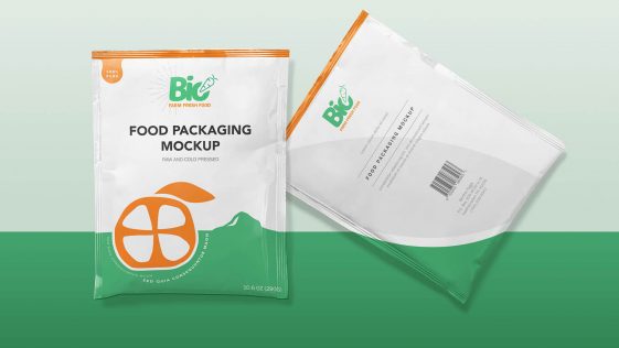 Free Packet Mockup - Free Package Mockups
