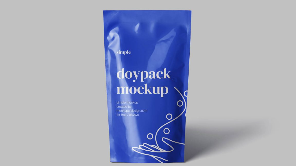 Free Packet Mockup - Free Package Mockups