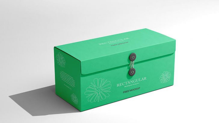 Free Wrist Watch Gift Box Mockup - Free Package Mockups