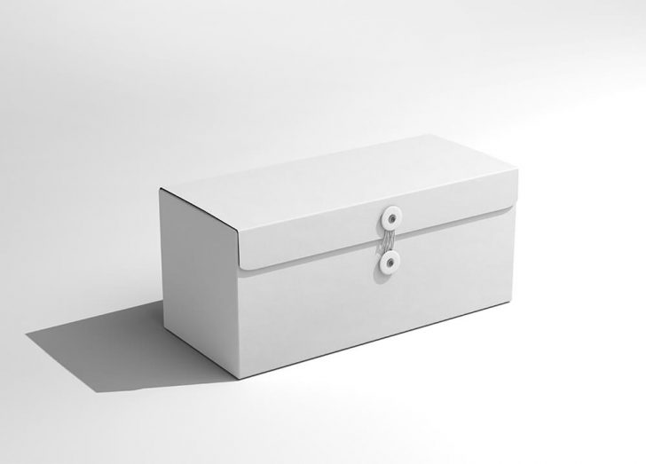 Free Rectangular String Box Mockup - Free Packaging Mockup