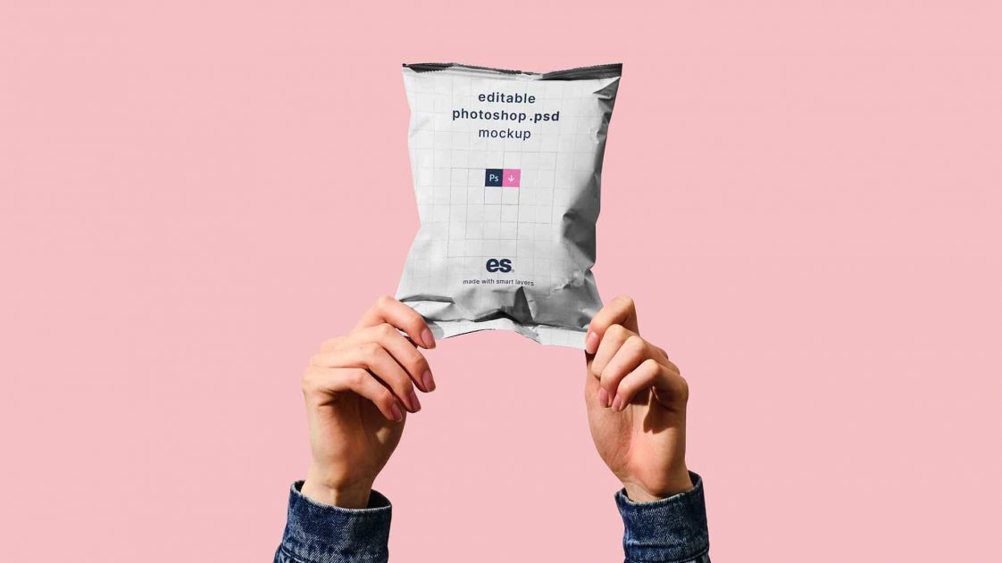 Free Packet Mockup - Free Package Mockups