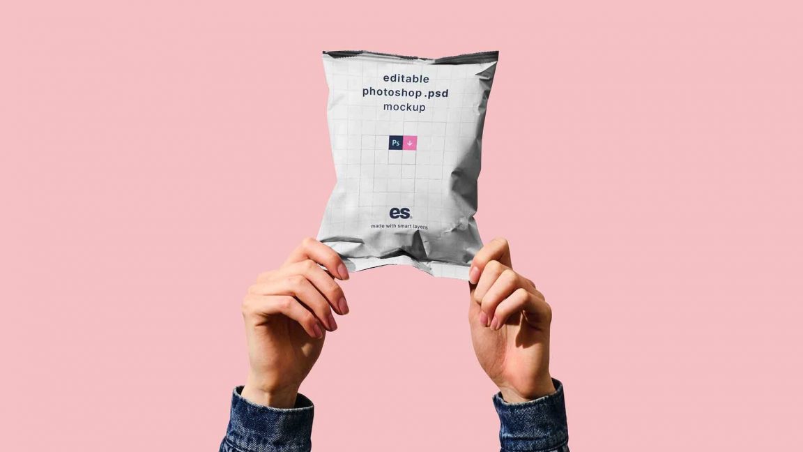 Free Packet Mockup - Free Package Mockups