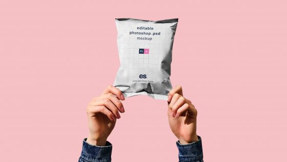 Free Packet Mockup - Free Package Mockups