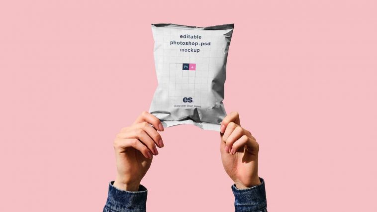 Free Packet Mockup - Free Package Mockups