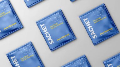 Free Packet Mockup - Free Package Mockups