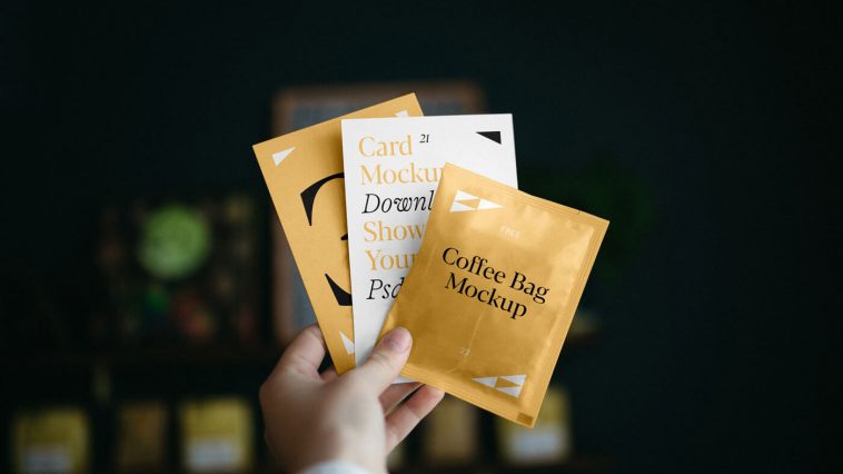 Free Packet Mockup - Free Package Mockups
