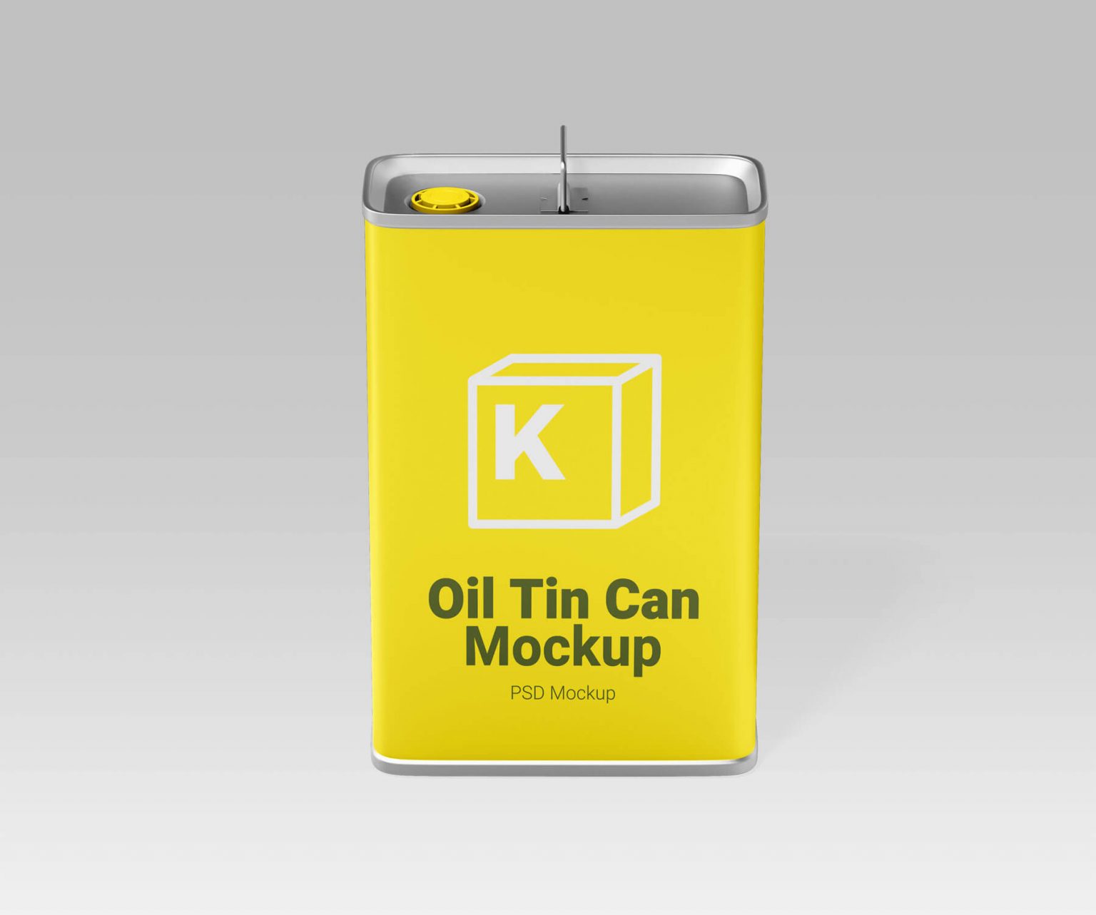 Free Oil Tin Can Mockup set - Free Packaging Mockup