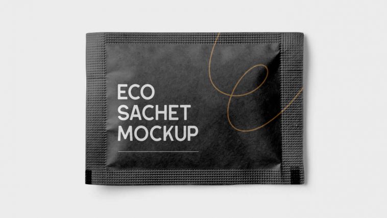 Free Packet Mockup - Free Package Mockups