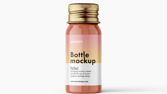 Mini Pills Bottle Mockup - Free Package Mockups