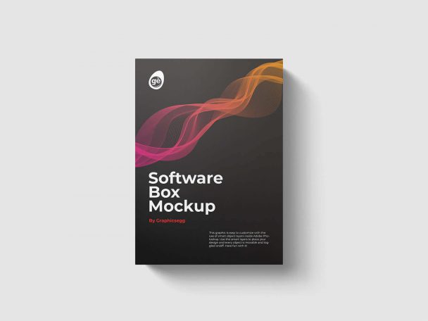 Free 5 Free Software Box Mockups set - Free PacageMockup