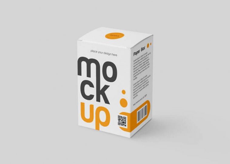 5 Free Product Packaging Paper Box Mockups - Free Package Mockup