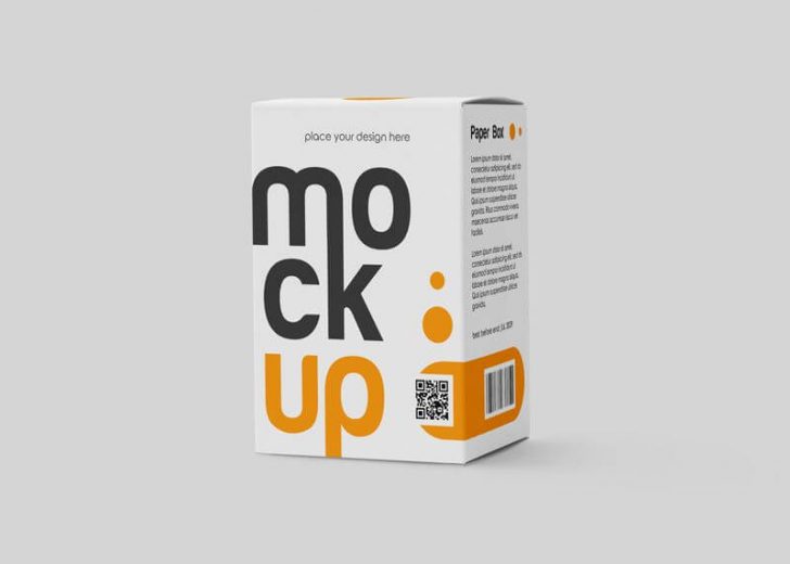 5 Free Product Packaging Paper Box Mockups - Free Packaging Mockup
