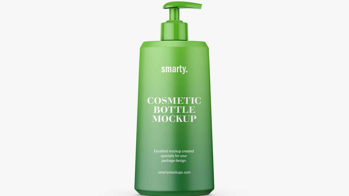 Trendy Shampoo Bottle Mockup PSD Set - Package Mockups