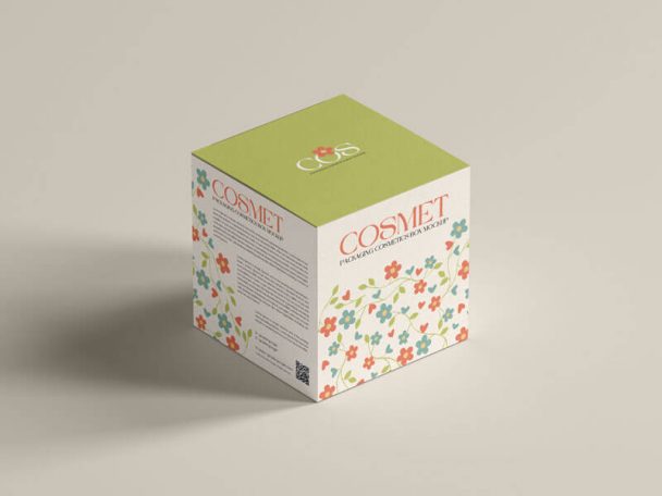 Free Isometric view Free Product Packaging Paper Box Mockup - Free ...