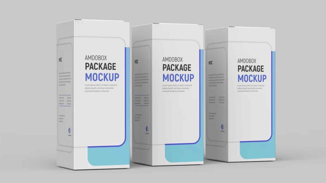 Free Free Vertical Box Grid Mockup - Free Package Mockups