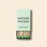 Free Top View of a Matchbook Mockup - Free Package Mockup