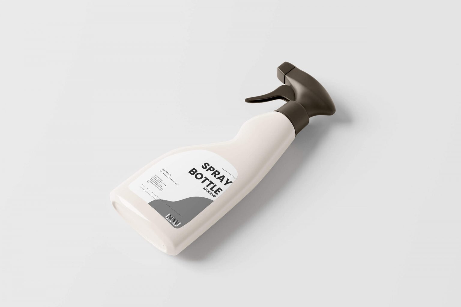 10 Free Cleaner Spray Bottle Mockups set - PacageMockup