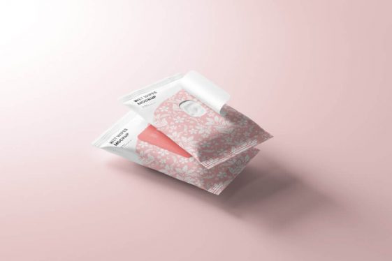 Free Wet Wipes Mockups 10 Files - PacageMockup